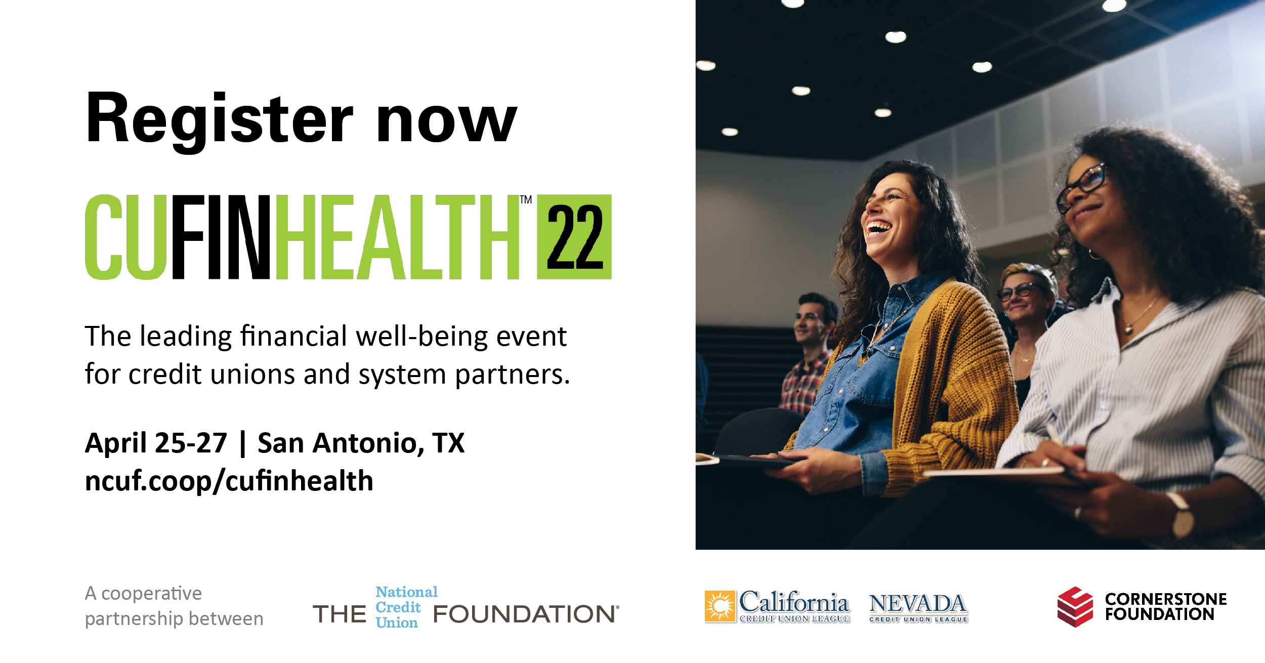 Registration open for CUFinHealth22 - NCUF